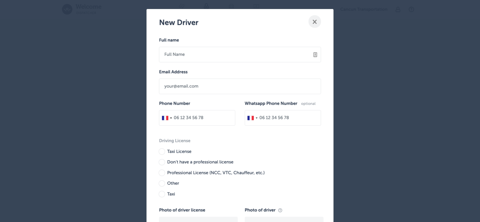Become a driver partner - Welcome Pickups